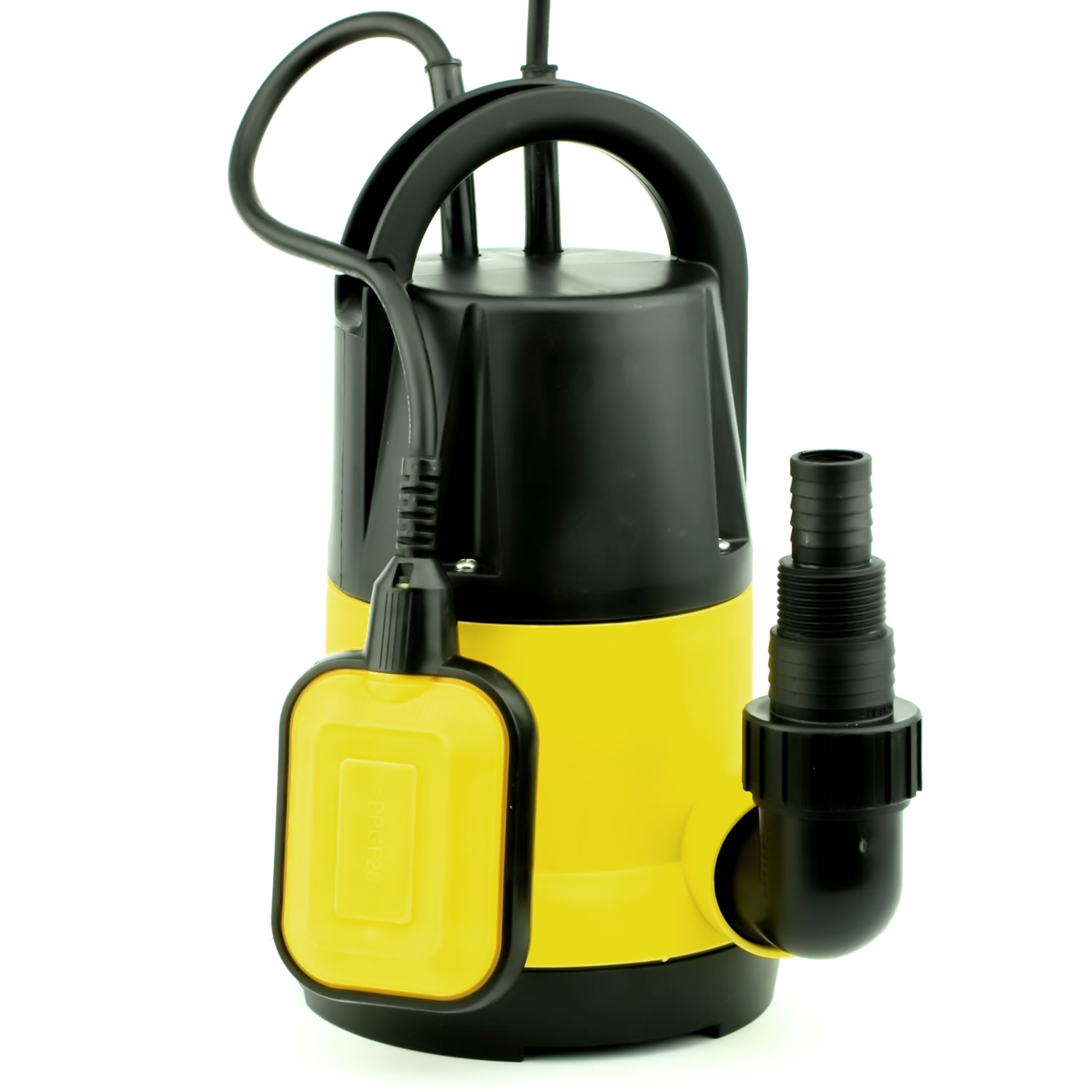 Dompelpomp geel | 12.500 liter/uur | met ingebouwde vlotter ...